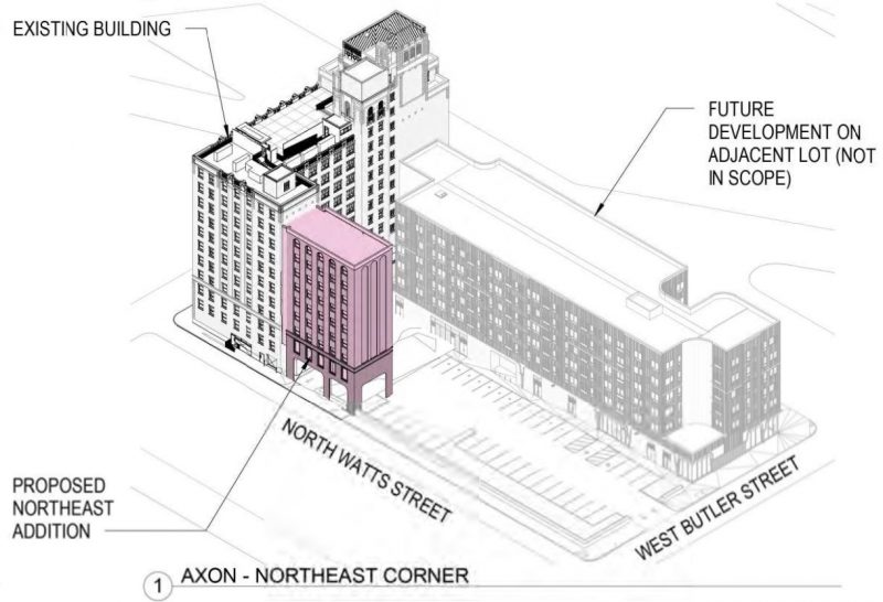 A New Addition, Renderings for North Broad's Beury Building - OCF Realty