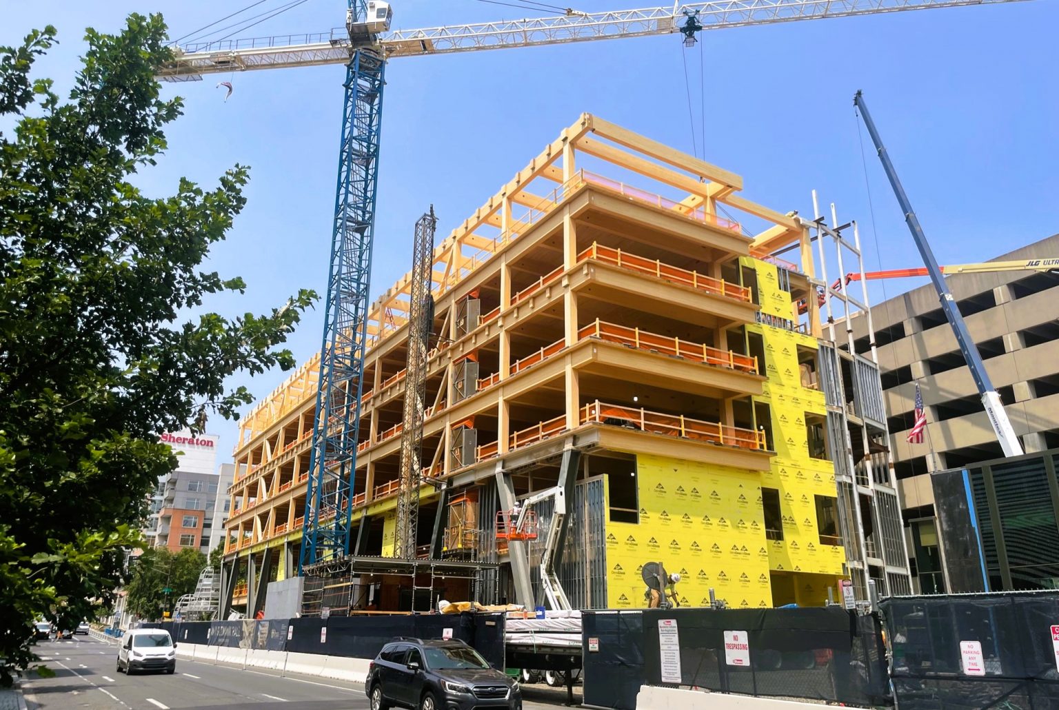 Amy Gutmann Hall's Mass Timber Construction Nearly at its Summit - OCF ...