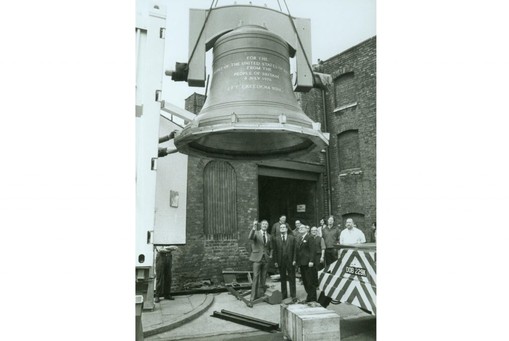 The Big Bicentennial Bell is Back at Benjamin Rush Garden in Old City ...